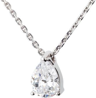 Edenly Collier Diamantträne in Weissgold - 1 Karat