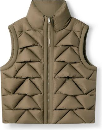 Axel Arigato Homme, Vestes, Brun, Taille: S Knit Puffer Vest