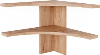 Vicco Eckregal Roman, Goldkraft Eiche, 43.5 x 37 cm