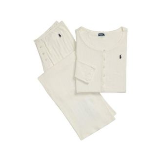 Polo Ralph Lauren Ensemble de pyjama en maille pointelle de coton