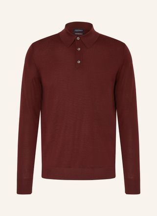 Strokesman's Strokesmans Strick-Poloshirt rot