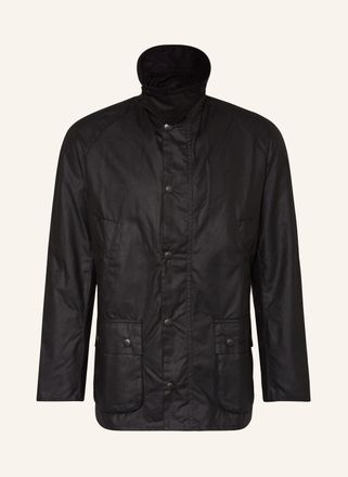 Barbour Fieldjacket Ashby Wax schwarz