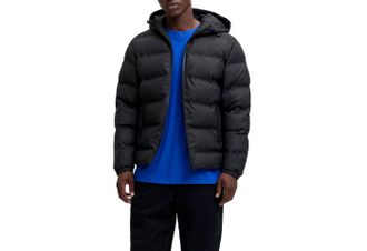Jack & Jones Steppjacke Elements PU Puffer SN mit verstellbarer Kapuze