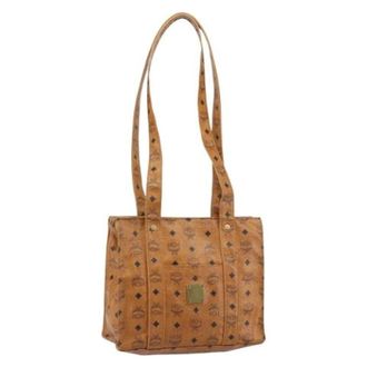 MCM Pre-owned Canvas Schultertasche - - Pre-owned - Damen - Braun - ONE SIZE