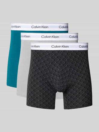Calvin Klein Underwear Slim Fit Boxer mit Logo Stitching Modell Brief im 3er-Pack