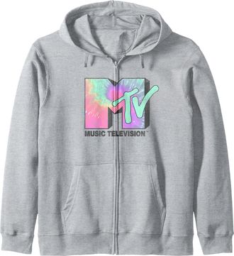 Giesswein Klassisches Neon Tie-Dye Logo Kapuzenjacke