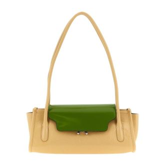 Marni Ledertasche mit Kontrastklappe - - Bags - Damen - Mehrfarbig - ONE SIZE