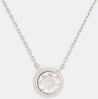 Kate Spade New York Kate Spade Runder Steinanh&auml;nger f&uuml;r Frauen in Klar/Silber
