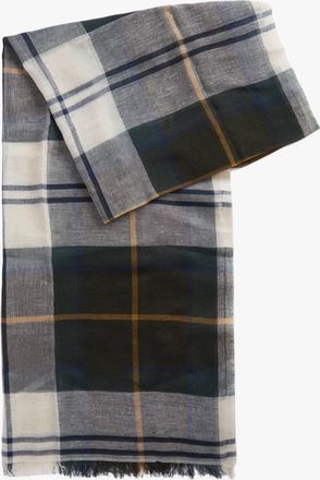 Barbour Echarpe tartan Welton en coton et lin