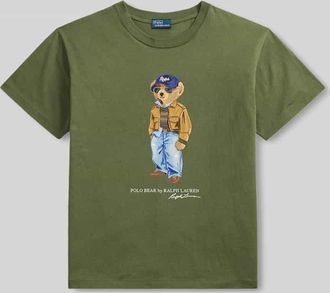 Polo Ralph Lauren Regular Fit T-Shirt mit Polo-Bear-Print Modell BEAR TEE