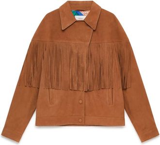 Maliparmi Maliparmi, Femme, Vestes, Brun, Taille: 44 FR Manteau Rembourr&eacute; en Su&egrave;de Douce