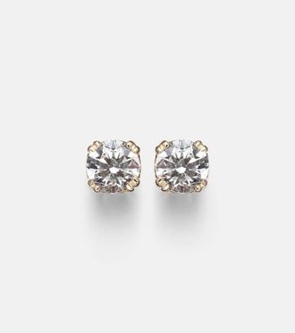 Stone and Strand Boucles doreilles en or 14 ct et diamants