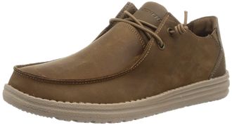 Skechers Herren MELSON RAMILO Hausschuh, Desert Leather, 41 EU