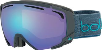 Bolle SUPREME OTG Dark Grey & Blue Matte - Azure Cat 2 - Skibrillen - Azure Cat 2 - Gr&ouml;&szlig;e M-L - Unisex - Erwachsene