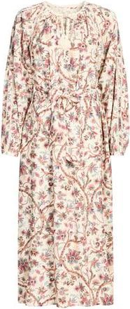 Louise Misha Robe longue col V imprim&eacute;e