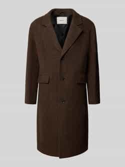 Selected Regular Fit Wollmantel mit Pattentaschen