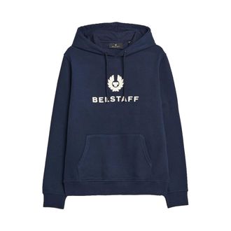 Belstaff Signature Hoodie Dark Ink - - Sweatshirts & Hoodies - Herren - Blau - M