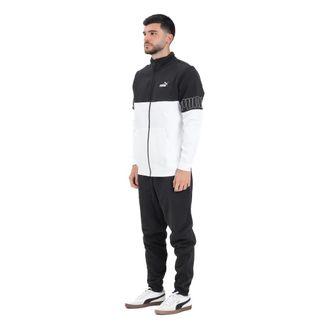 Puma Puma, Homme, Sport, Blanc, Taille: M Ensemble Colorblock Blanc Noir Homme