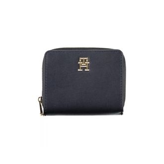 Tommy Hilfiger Iconic Medium Zip Around Wallet - - Accessories - Damen - Blau - ONE SIZE