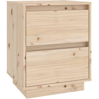 vidaXL Nachttisch 40x35x50 cm Massivholz Kiefer vidaXL