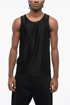 Jil Sander Crew Neck Stretch Viscose Tank Top Gr&ouml;&szlig;e 44