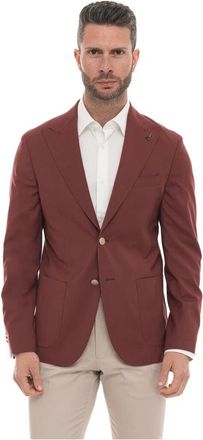 Paoloni Homme, Vestes, Rouge, Taille: L G527Y Jacket