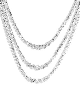 Hzmer Jewellery Halskette mit Kristallen - Silber