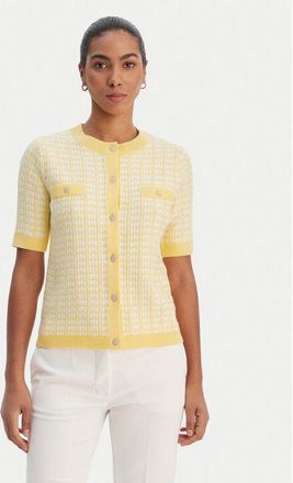Morgan Strickjacke 261-MIRES Gelb Slim Fit