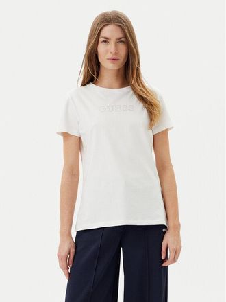 Guess T-Shirt BRIANA SS V3BI11 J1314 Weiß Active Fit