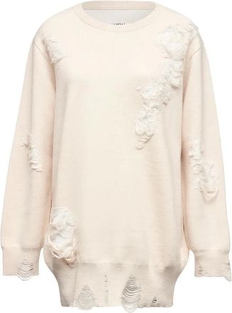 Maison Margiela Femme, Sweatshirts et sweats à capuche, Beige, Taille: 42 FR SweaT-shirt Effet Usé