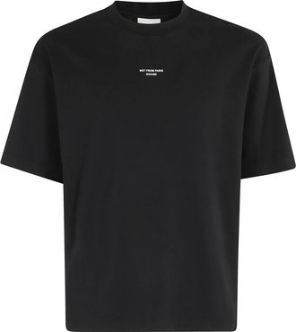 Dr&ocirc;le de Monsieur Homme, Tops, Noir, Taille: S Slogan Classique T-shirt