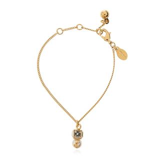 Jimmy Choo London Perlenw&uuml;rfel-Armband - - Accessories - Damen - Gelb - ONE SIZE