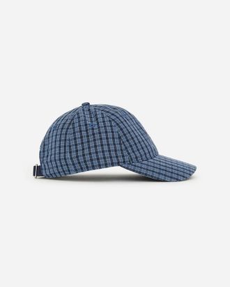 Arket Baseballkappe Aus Popeline -Blau