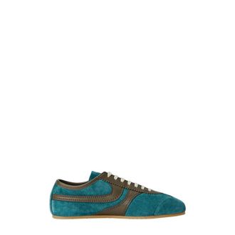 Dries Van Noten Suede Panel Sneakers - - Shoes - Herren - Blau - 40 EU