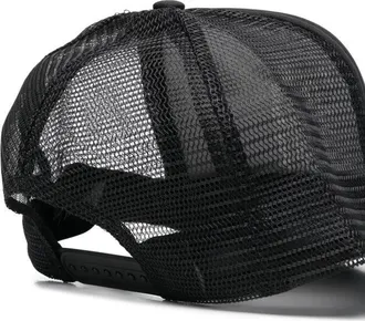 R13 R13WA025 Mesh Panel Baseball Cap - Black