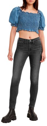 Levi's Damen 311 Shaping Skinny Jeans, Schwarz (Bloom Black), 30W / 28L