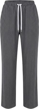 Liu Jo Pantalon Droit Ray&eacute; - Femme - Pantalons - Gris - Taille: 36 FR