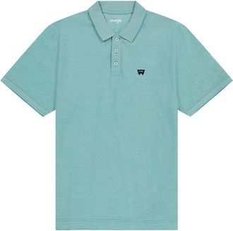 Wrangler Herren Refined Polo Shirt, XL, mint