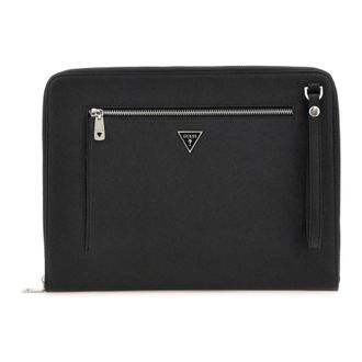 Guess Certosa Saffiano Dokumentenhalter - - Bags - Herren - Schwarzk - ONE SIZE