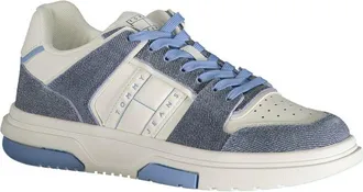 Tommy Hilfiger Colorblock Leather and Polyurethane Sneaker - Blue