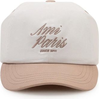 Ami Homme, Accessoires, Multicolore, Taille: ONE Size Casquette Broderie Bicolore