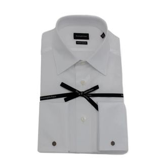 Ermenegildo Zegna Gemelli Langarmhemd - - Shirts - Herren - Wei&szlig; - S