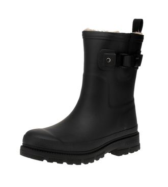 Verbenas 9302190985 Lina Mate Combi Fur - Damen Boots - Black-Black, Gr&ouml;&szlig;e:39 EU