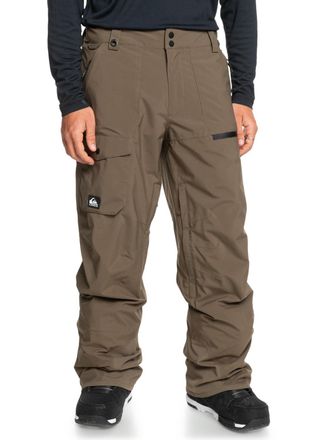 Quiksilver Mens Utility PT Pants, Canteen, M