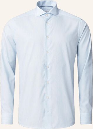 Eton Fine Twill-Hemd Contemporary Fit blau