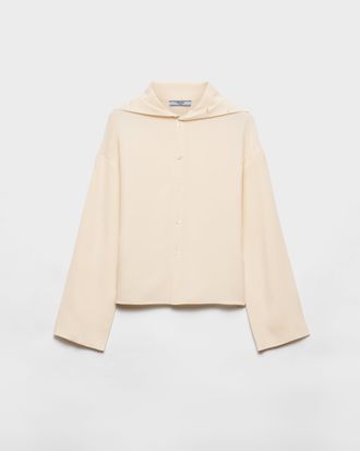 Prada Hemd aus Seiden-Walkstoff