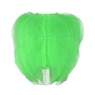 Generic Chemisier transparent pour femme, d&eacute;contract&eacute;, &agrave; manches courtes, en tulle, bouffant, superpos&eacute;, haut court, chemisier de bal pour femme &agrave; larri&egrave;re, v