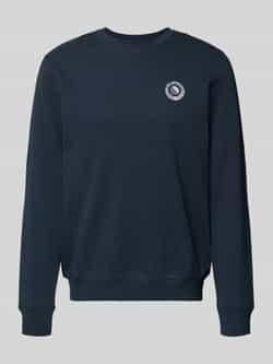 Blend Regular Fit Pullover mit Logo-Stitching Modell Kane