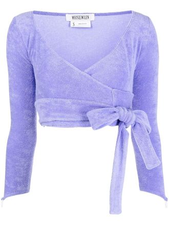 Maisie Wilen haut Dramady &agrave; fermeture nou&eacute;e - Violet