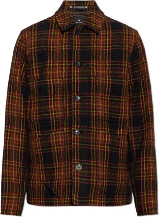 Paul Smith Tartan-Woll-Overshirt - - Jackets - Herren - Mehrfarbig - 2XL
